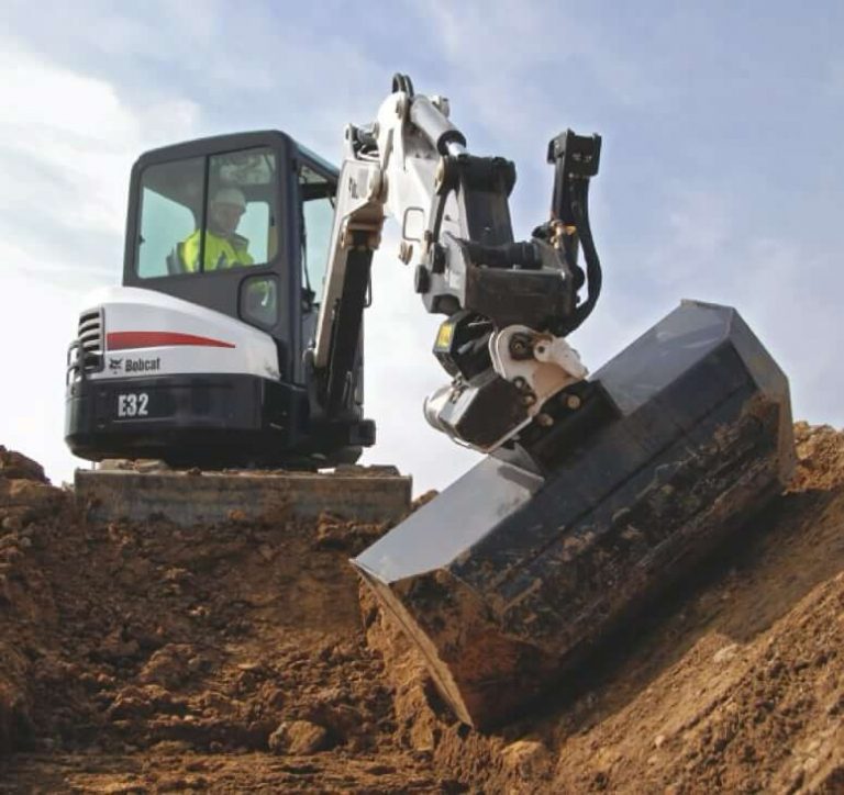 Bobcat E32 Mini Excavator Specs, Weight & Dimensions - CodeReady