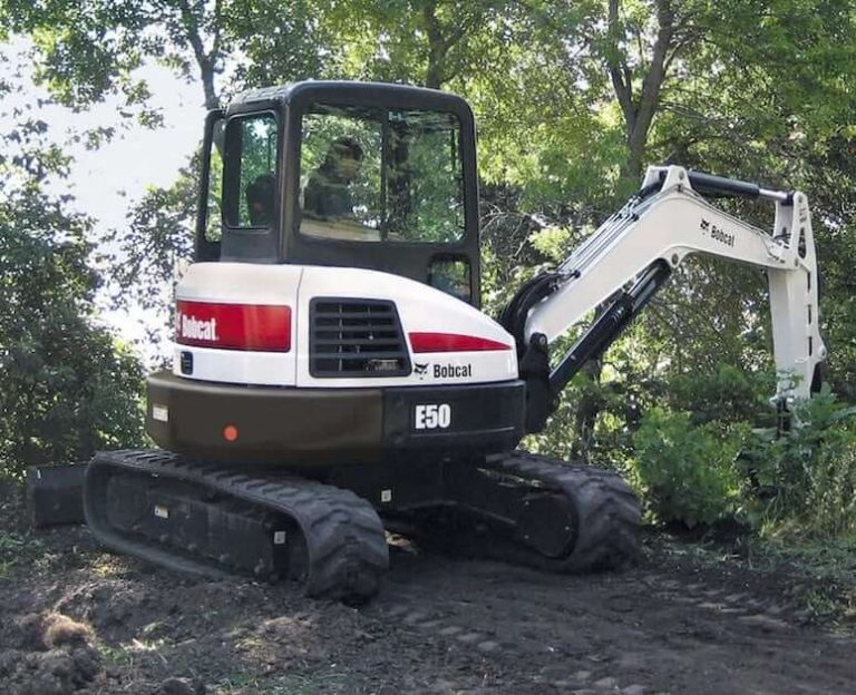 Bobcat E50 Mini Excavator Specs, Weight & Dimensions - CodeReady