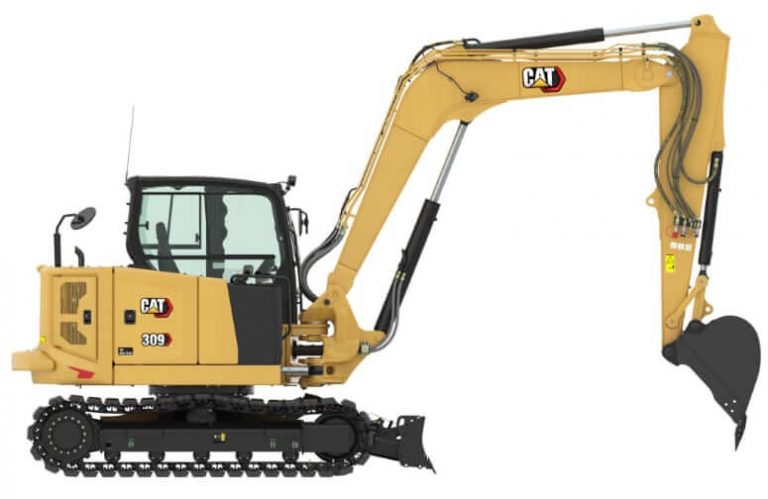CAT 309 CR Mini Excavator Specs, Weight & Dimensions - CodeReady