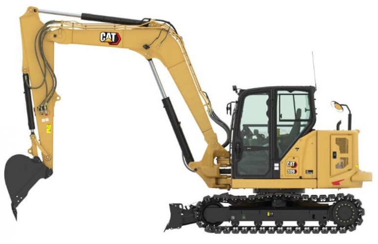 CAT 309 CR Mini Excavator Specs, Weight & Dimensions - CodeReady