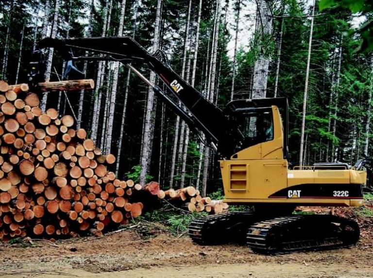CAT 322C LL Log Loader Specs, Weight & Dimensions - CodeReady