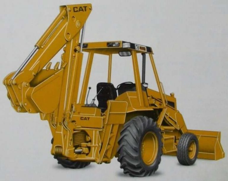 CAT 416 Series I Backhoe Loader (1985 - 1990) Specs, Weight ...