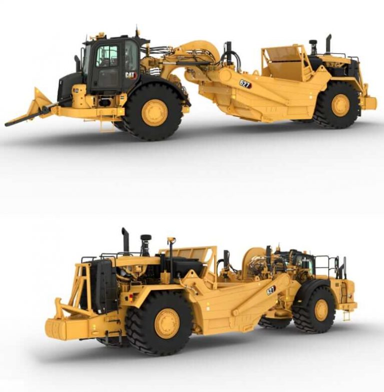 CAT 627 Motor Scraper Specs, Weight & Dimensions - CodeReady