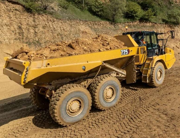 CAT 725 6x6 Articulated Dump Truck Specs, Weight & Dimensions - CodeReady