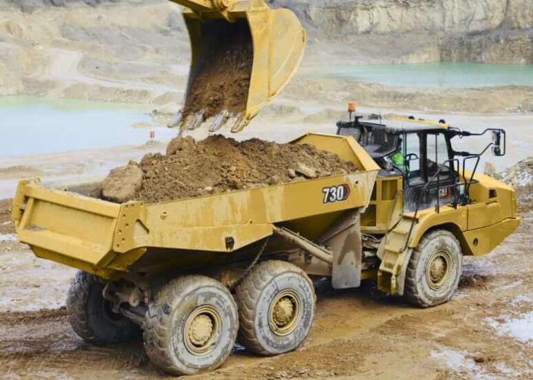 CAT 730 Articulated Dump Truck Specs, Weight & Dimensions - CodeReady
