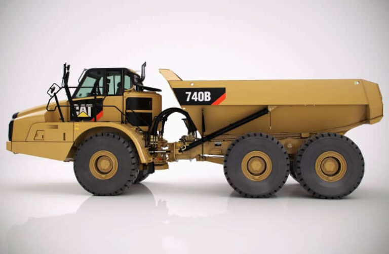 CAT 740B Articulated Dump Truck Specs, Weight & Dimensions - CodeReady