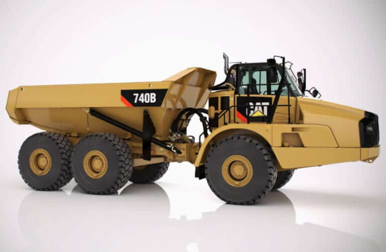 CAT 740B Articulated Dump Truck Specs, Weight & Dimensions - CodeReady