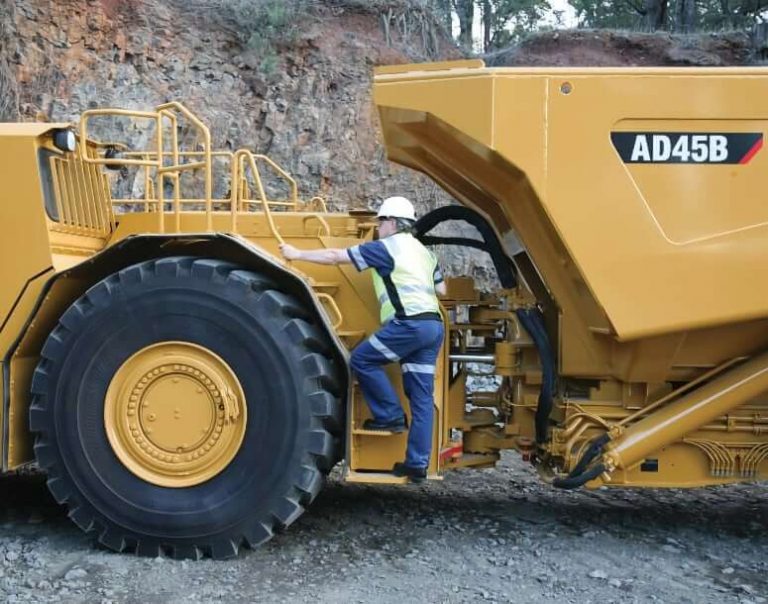 CAT AD45B Underground Truck Specs, Weight & Dimensions - CodeReady