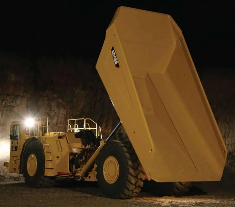 CAT AD45B Underground Truck Specs, Weight & Dimensions - CodeReady