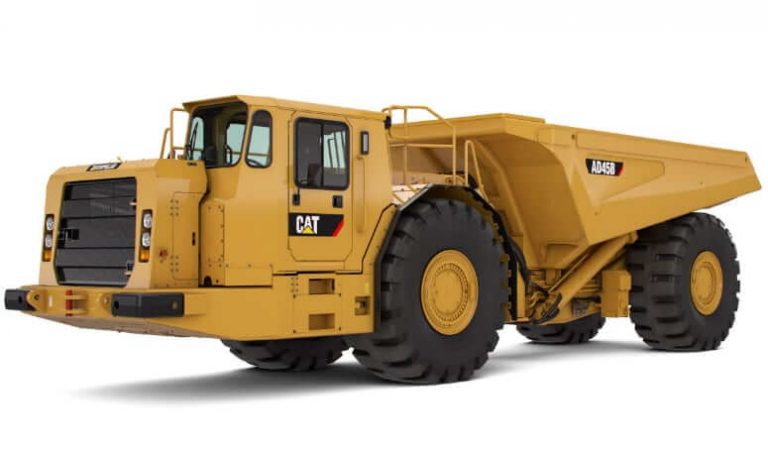 CAT AD45B Underground Truck Specs, Weight & Dimensions - CodeReady