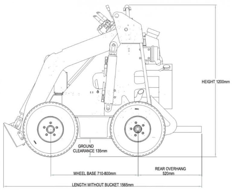 Dingo K9-3 Mini Digger Specs, Weight & Dimensions - CodeReady