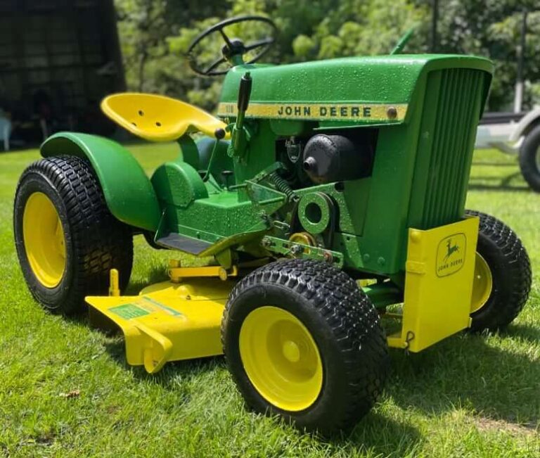 John Deere 110 Lawn Tractor (1963-1974) Specs, Weight, Dimensions ...