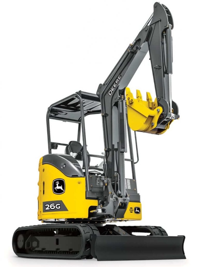 John Deere 26G Mini Excavator Specs, Weight & Dimensions - CodeReady