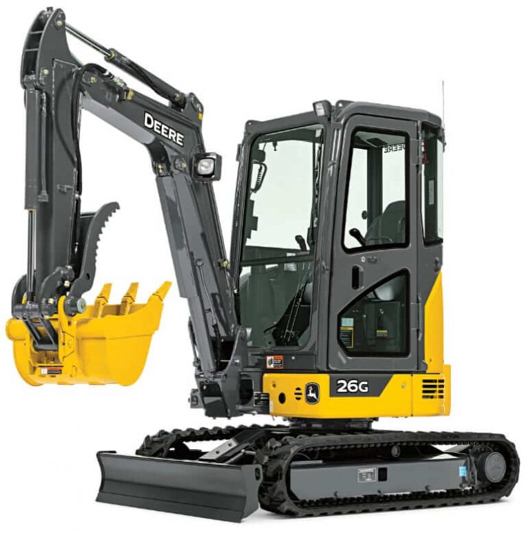 John Deere 26G Mini Excavator Specs, Weight & Dimensions - CodeReady