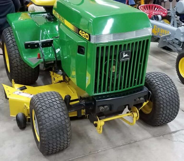 John Deere 420 Garden Tractor (1983 - 1991) Specs, Weight, Dimensions ...