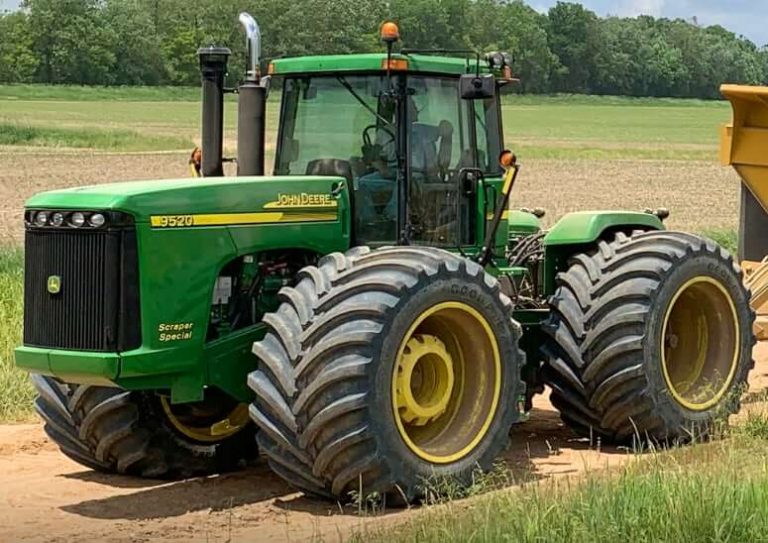 John Deere 9520 4WD Tractor Specs, Horsepower, Weight & Dimensions ...