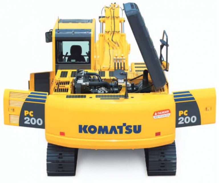 Komatsu PC200-8 Excavator Specs, Weight & Dimensions - CodeReady