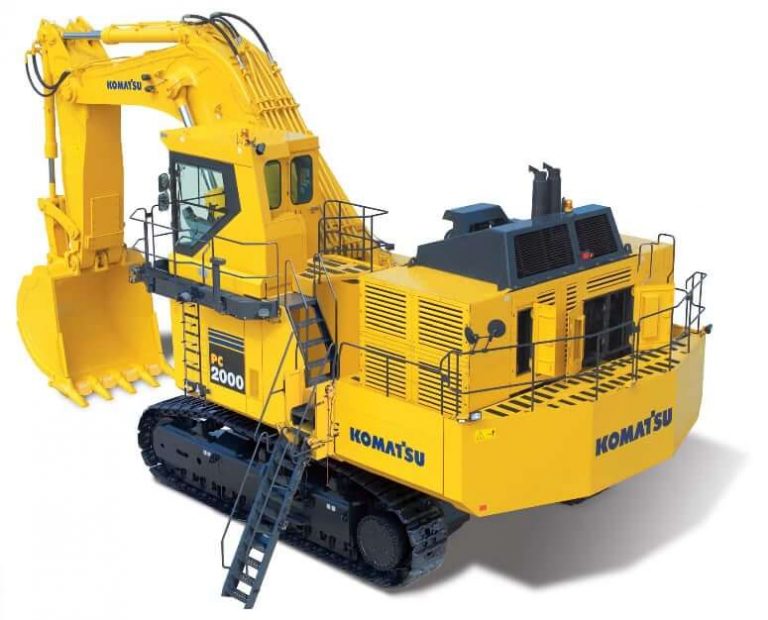 Komatsu PC2000-8 Mining Excavator Specs, Weight & Dimensions - CodeReady