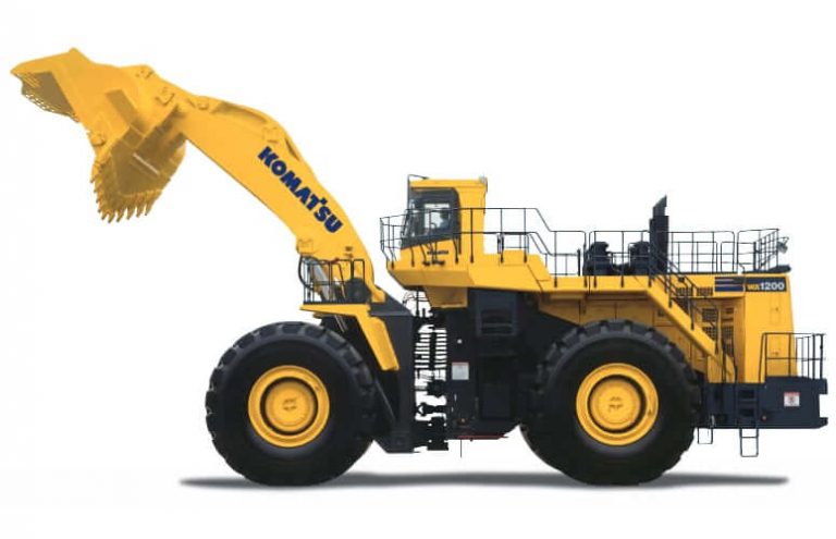 Komatsu WA1200-6 Wheel Loader Specs, Weight & Dimensions - CodeReady