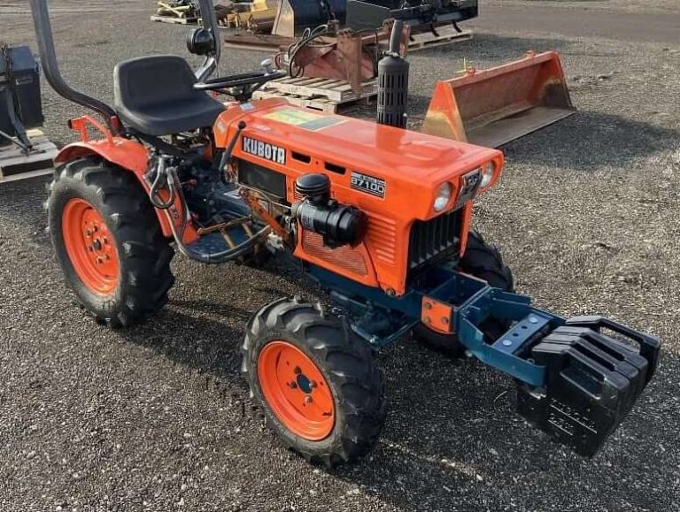 Kubota B7100 Tractor (1976 - 1985) Specs, Weight & Dimensions - CodeReady