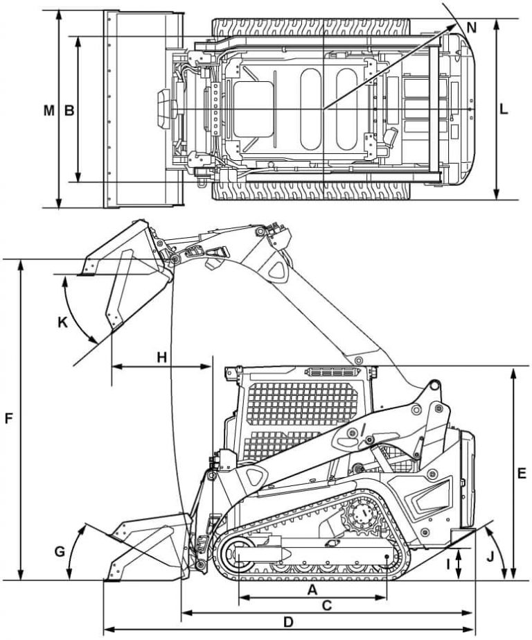 Kubota SVL75-3 Compact Track Loader Specs, Horsepower, Weight ...