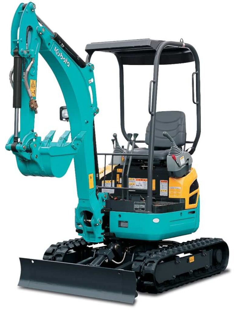 Kubota U17-3 Mini Excavator Specs, Weight & Dimensions - CodeReady