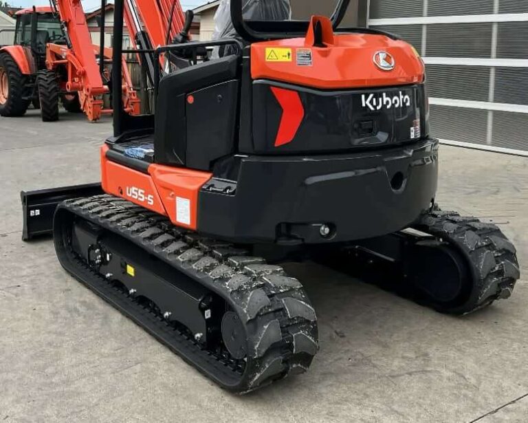Kubota U55-5 Mini Excavator Specs, Weight & Dimensions - CodeReady