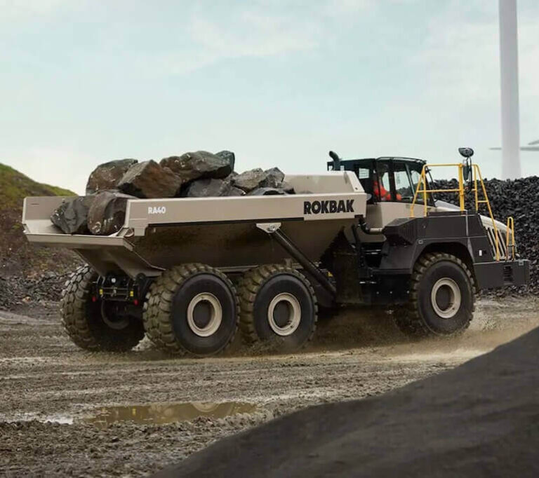 Rokbak RA40 Articulated Dump Truck Specs, Weight & Dimensions - CodeReady